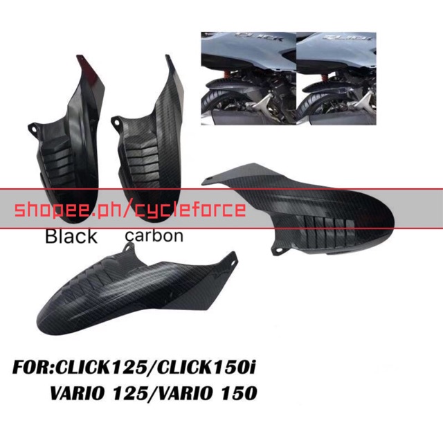 motorcycle tire hugger rear fender mud guard for honda click i 125/150 ...