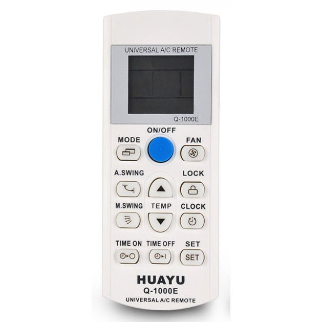 Huayu Q-1000E Universal Aircon Remote Control | Shopee Philippines