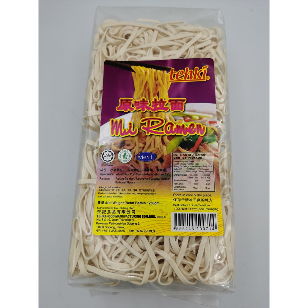 [Ready Stock/Ready Stock] Tehki Natural Ramen/Natural Original Ramen-280G | Shopee Philippines