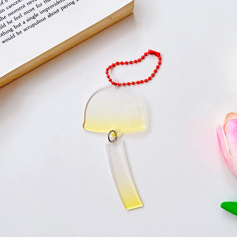 1 Pcs Gradient Wind Chimes Acrylic Keychain Deco DIY Aesthetic Keychain ...
