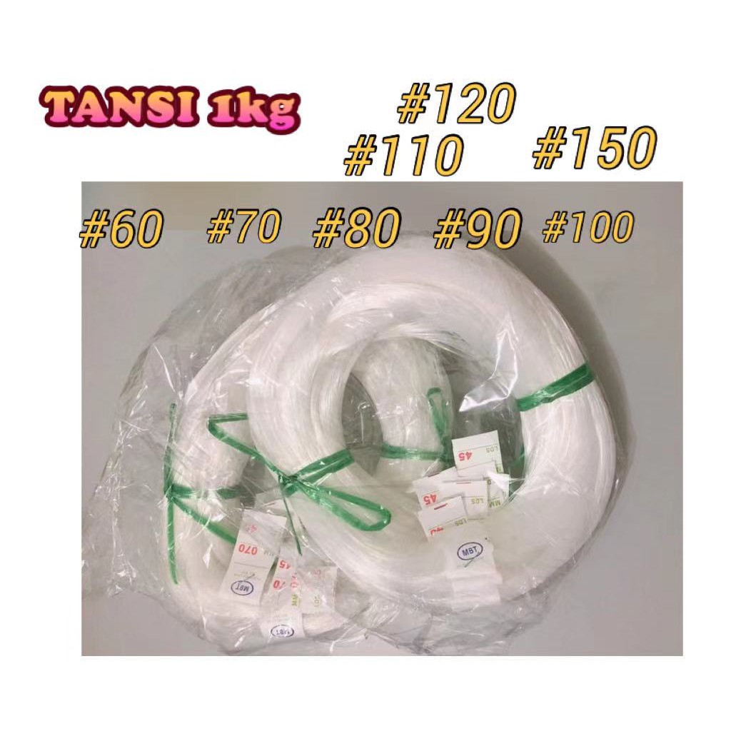 Nylon (tansi, tanse)- nylon string/ fishing line,, pantuhog for beads ...