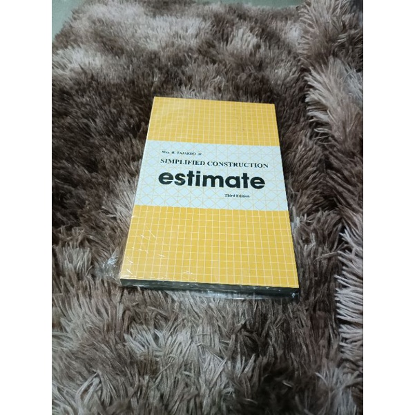 Simplified Construction ESTIMATE third edition By MAX FAJARDO | Shopee ... Simplified Construction ESTIMATE third edition By MAX FAJARDO | Shopee ...