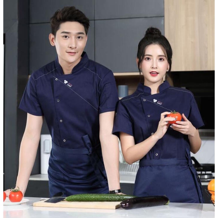 chef jacket customized Chef Uniform Catering Summer Work Wear Clothes ...