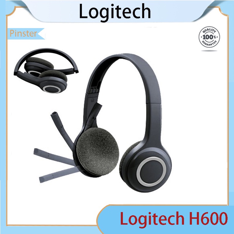 Logitech H600 Wireless Headset Head-mounted Noise Reduction Nano ...