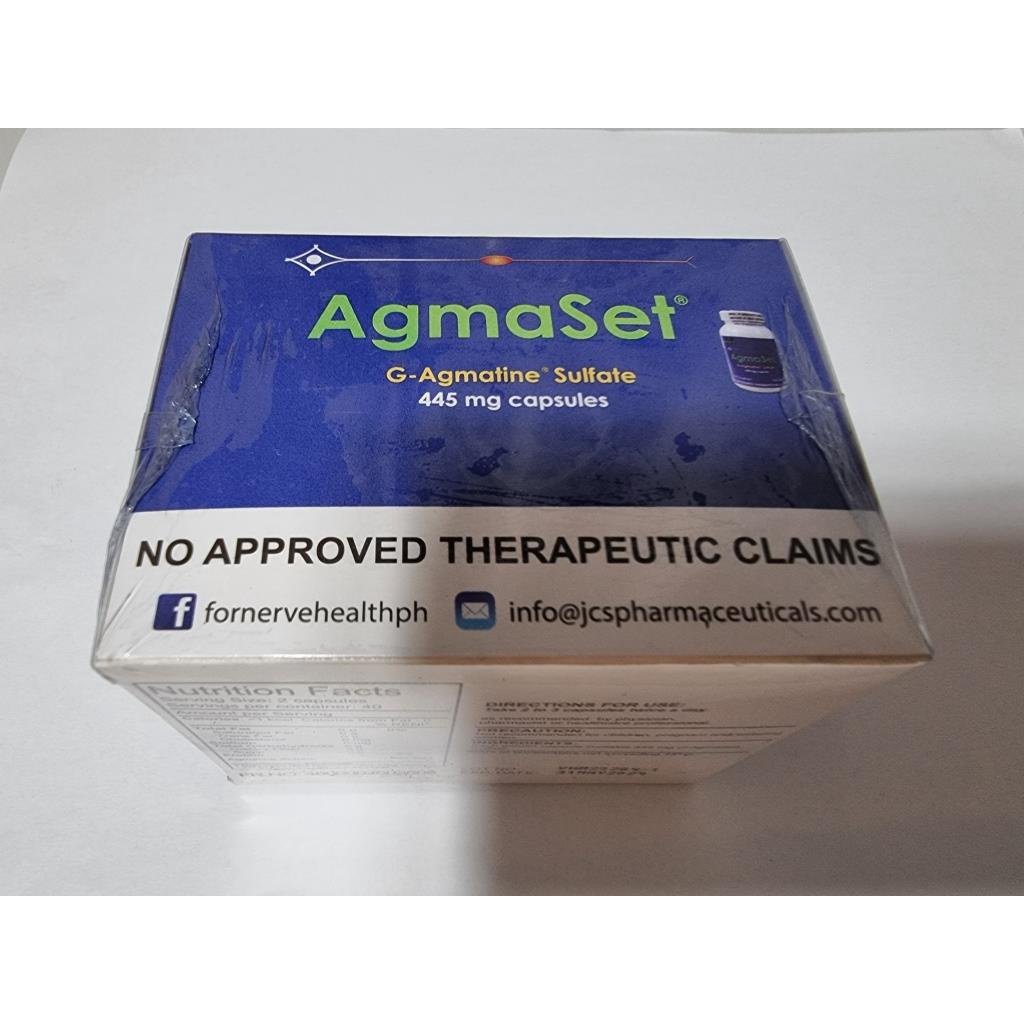 Agmaset (Agmatine Sulfate) 80 Capsules in Blister Pack | Shopee Philippines