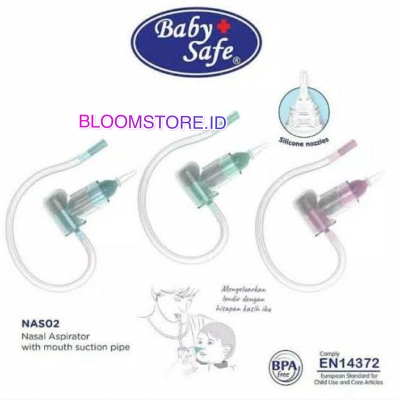 BABY SAFE Nasal Nose Hose Aspirator NAS02 Mucus Snot Suction Tool BABY ...