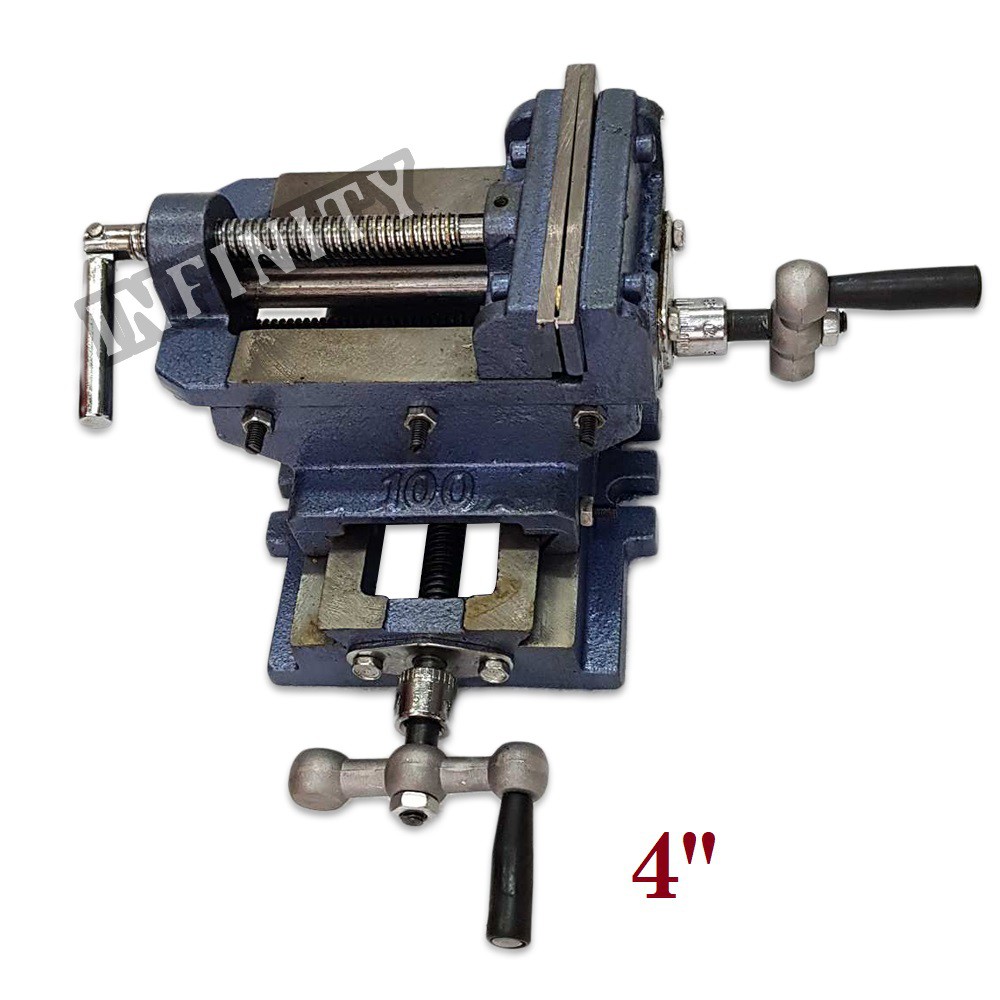 Cross Vise 4" Electra Cross Slide Drill Press Vise Cross Clamp Heavy ...