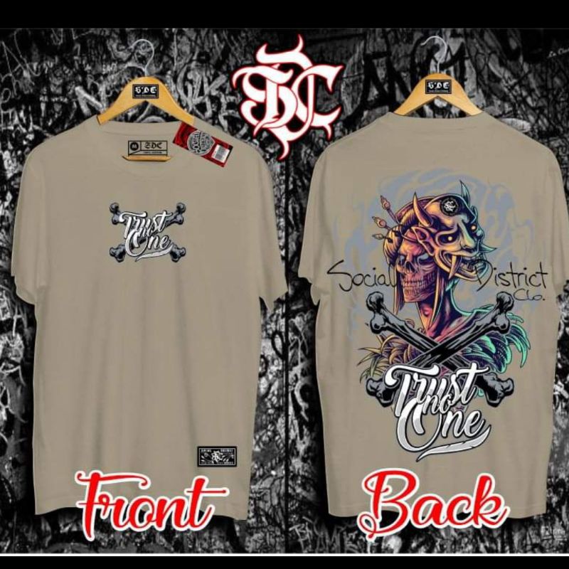 TRENDING CUSTOMIZED T-SHIRT CLOTHING TRUST NO ONE DESIGN | Shopee ...