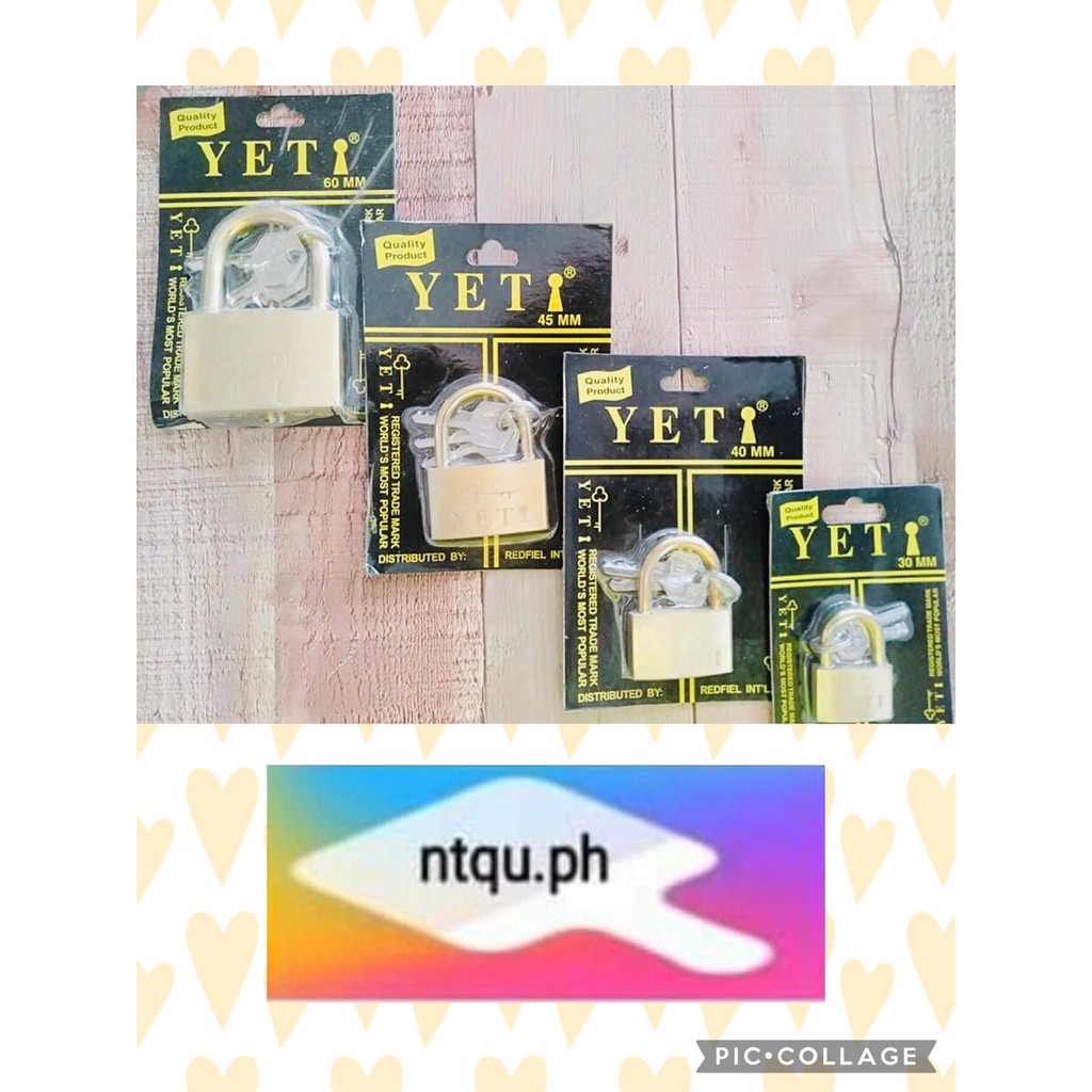 YETI (Padlock) 30mm,40mm,45mm&60mm | Shopee Philippines