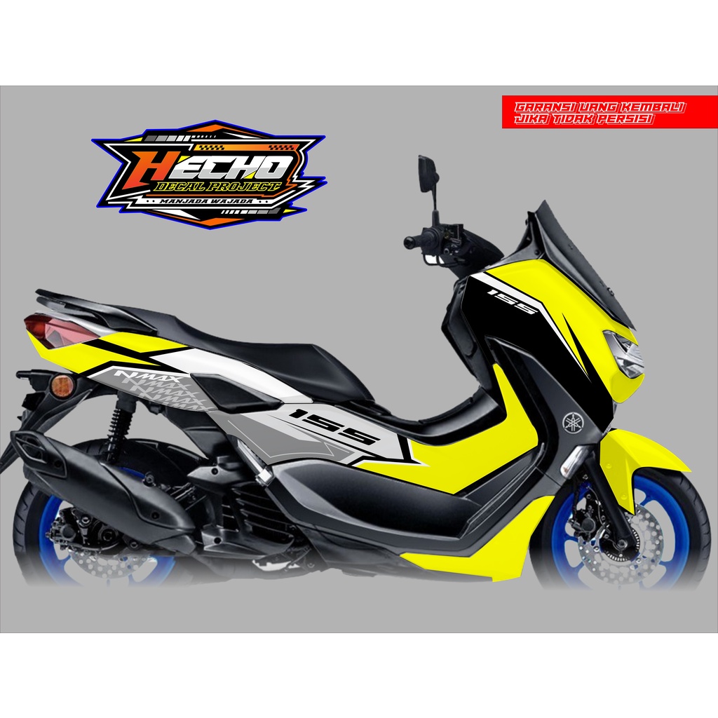 Decal NEW NMAX Sticker DEKAL NEW OLD NMAX FULL BODY SIMPLE POLOS RACING ...