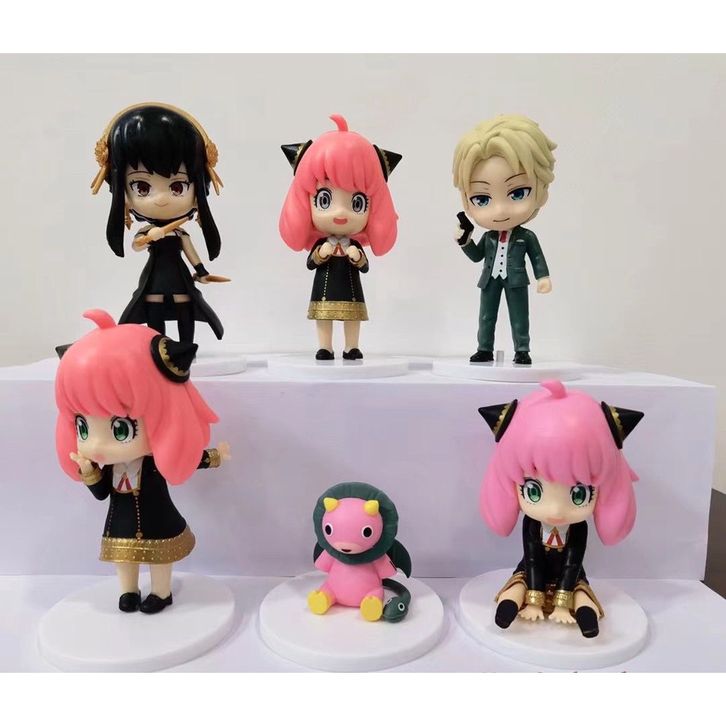 Spy X Family Anya Forger Loid Forger Yor Forge Set of 6 Anime ...