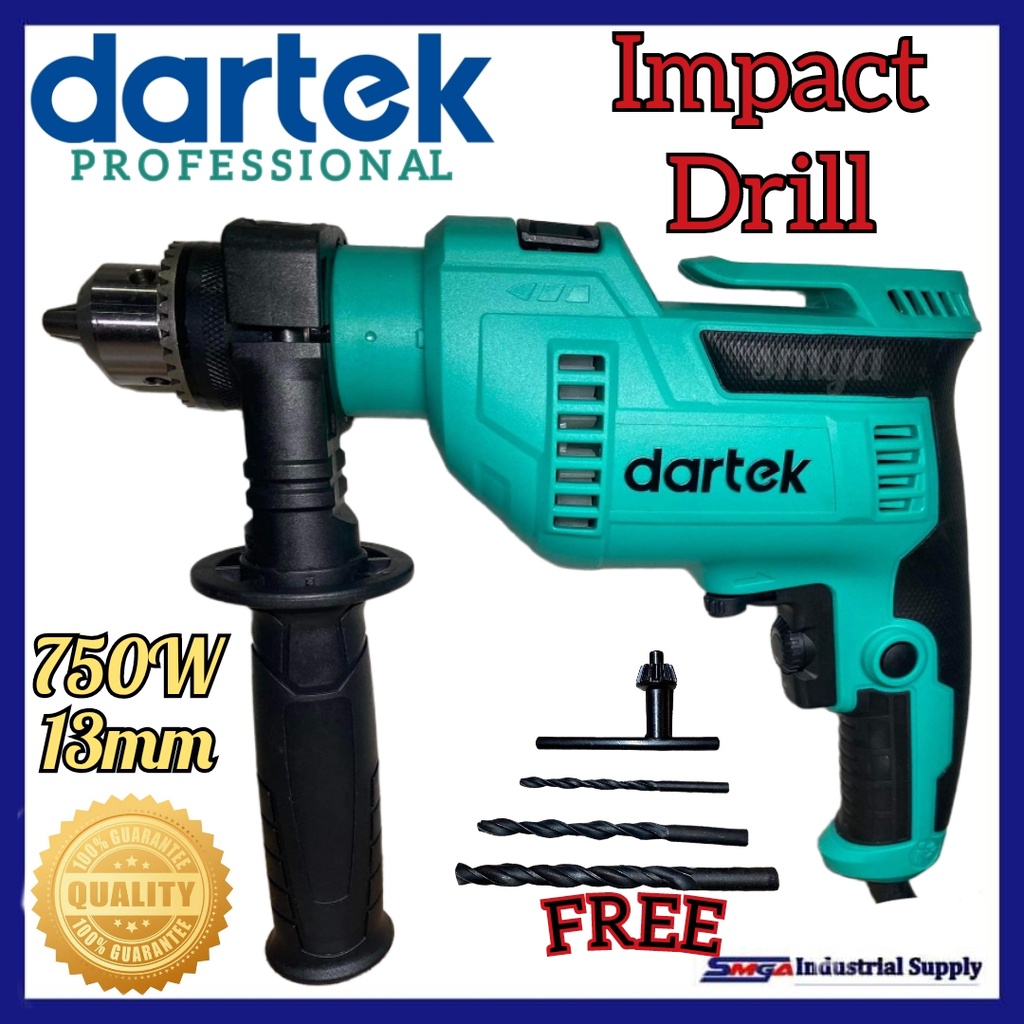 DARTEK Impact Drill with Hammer 710watts PID02-13 | Shopee Philippines