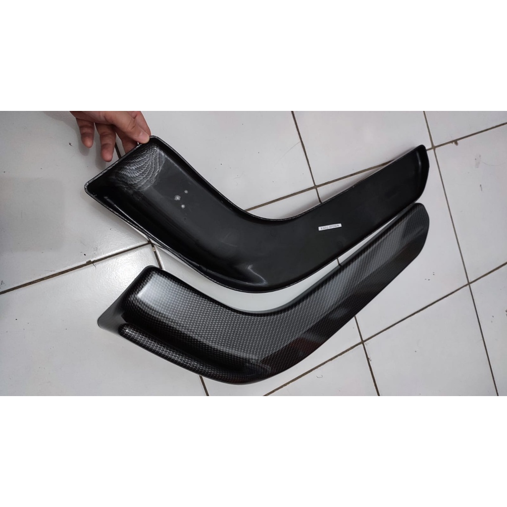 Universal Carbon Car Front Bumper Winglet | Shopee Philippines