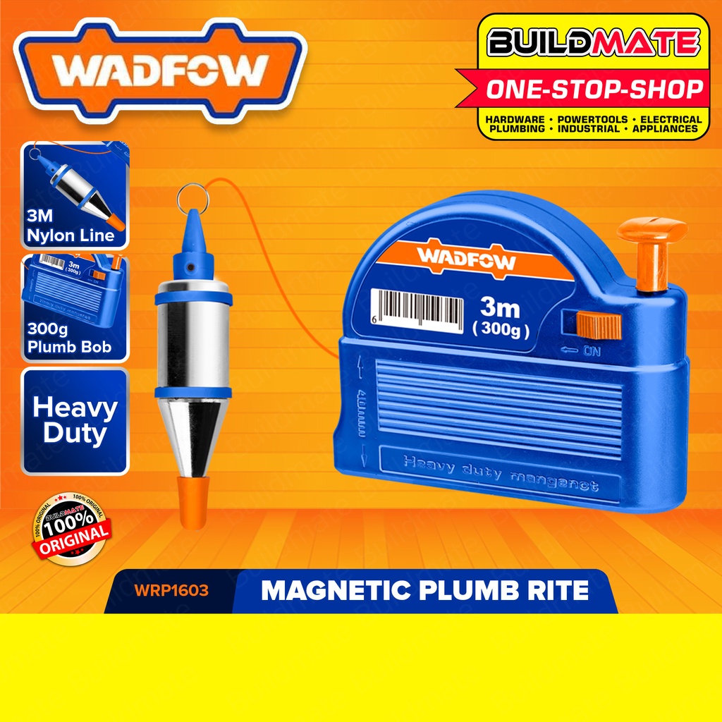Buildmate x WADFOW Magnetic Plumb Rite 3M / 6M Plumb Setter Quick ...