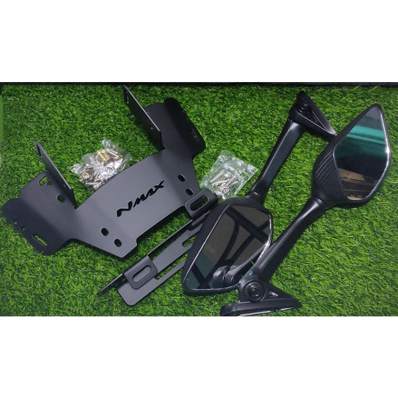 NMAX V2 AND V2.1 YCONNECT WINDSHIELD BRACKET AND SIDEMIRROR WALANG ...