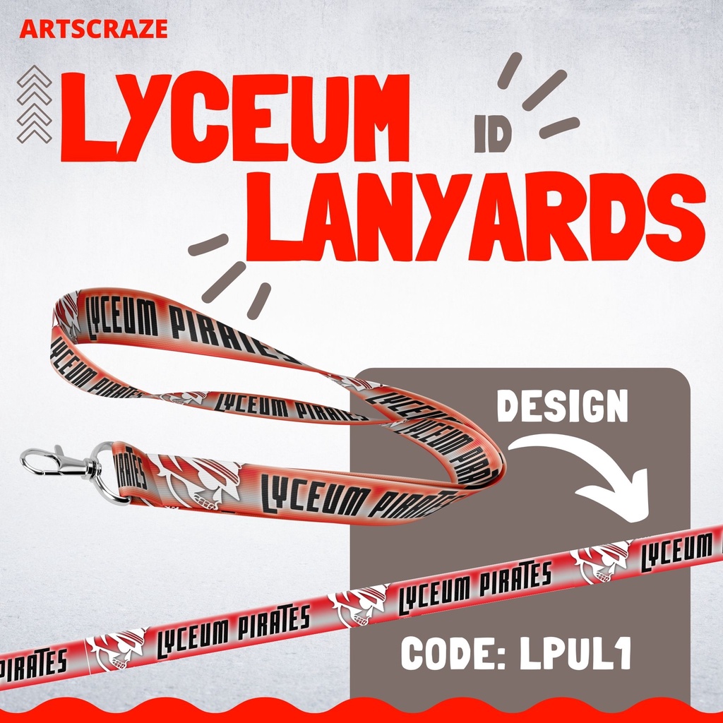 LPU (Lyceum of the Philippines University) High Quality ID Lanyards ...