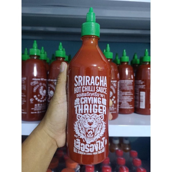 SRIRACHA CRYING TIGER HOT CHILI SAUCE REAL SRIRACHA MADE IN THAILAND ...