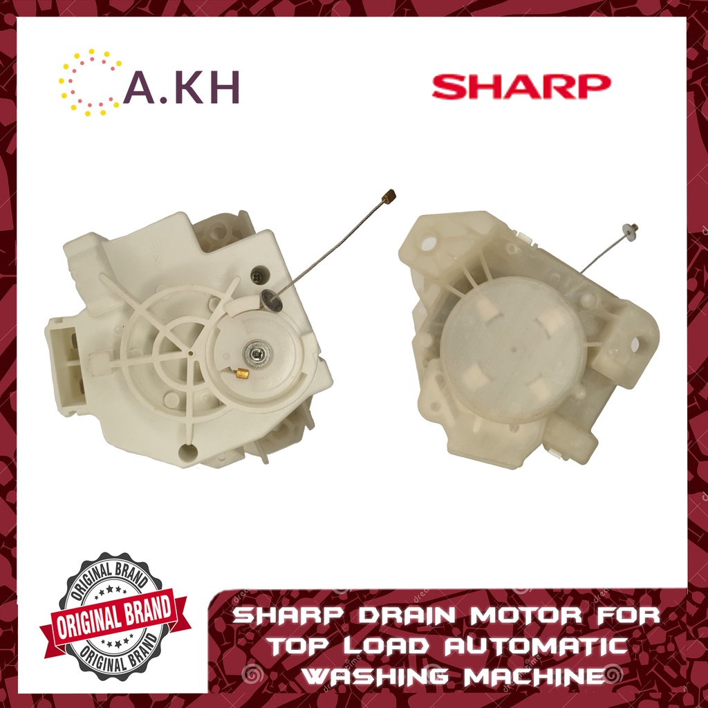 SHARP DRAIN MOTOR NTCZ001FC1 FOR TOP LOAD AUTOMATIC WASHING MACHINE ...