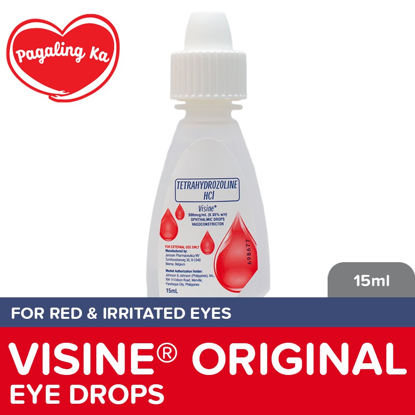 Visine Original Eye Drops 15ml | Shopee Philippines