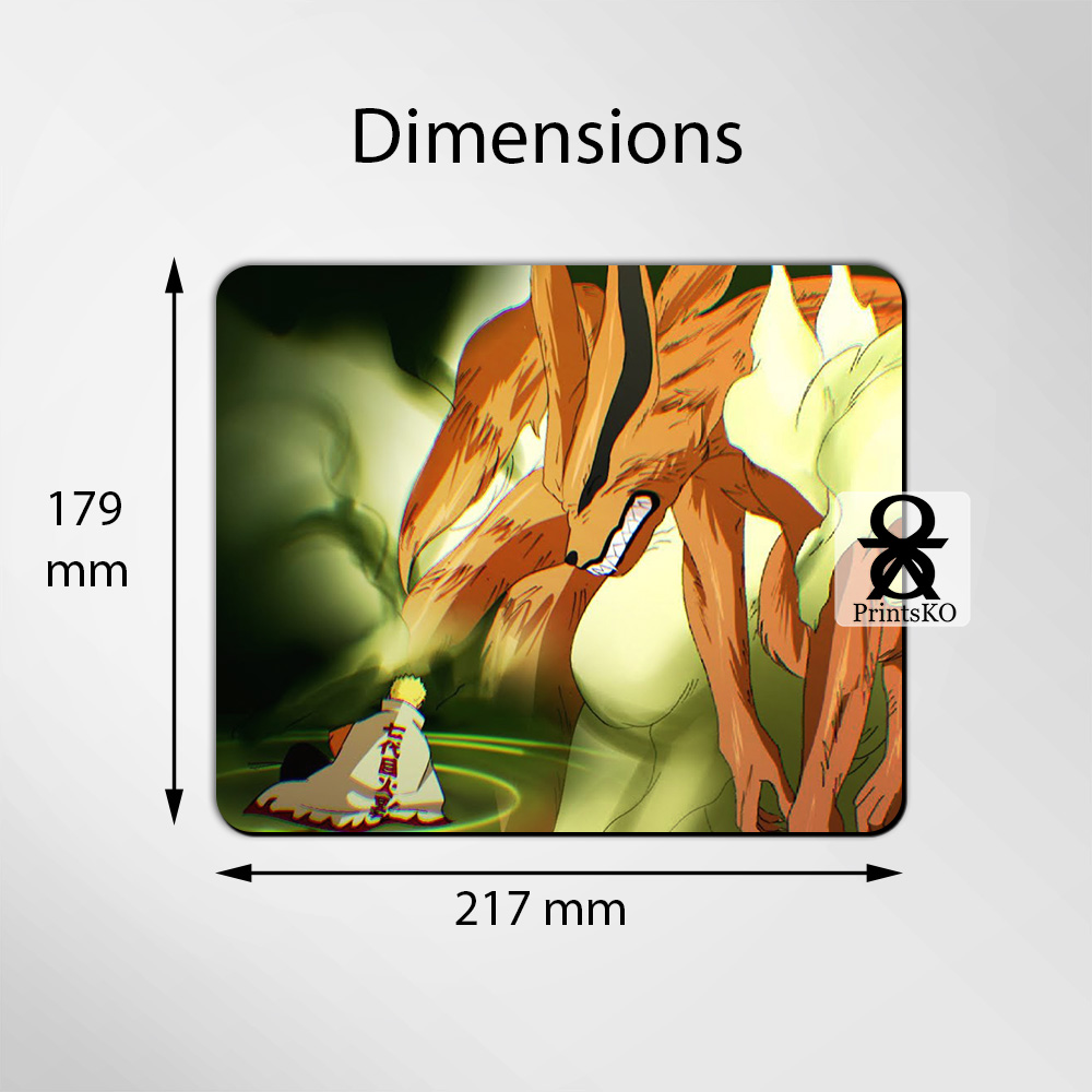 Naruto Mouse pad - Kurama and Naruto Design | Shopee Philippines