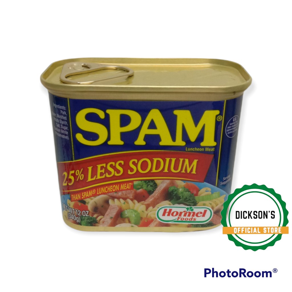 Spam Less Sodium 340g | Shopee Philippines