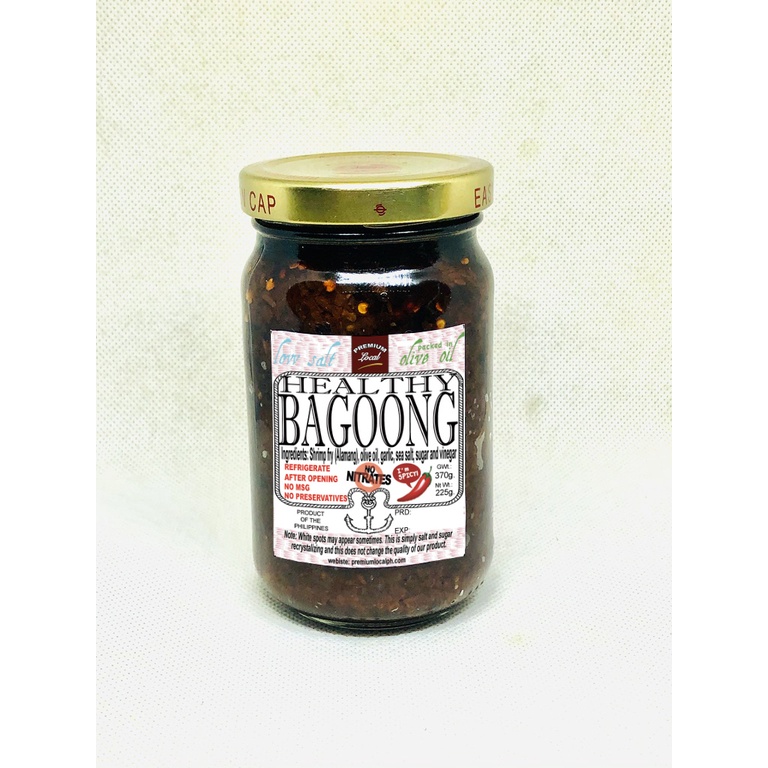 Healthy Bagoong in Olive Oil (Mildly Spicy) 8oz | Shopee Philippines