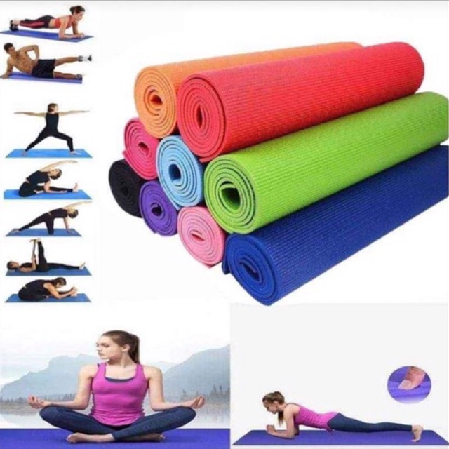 YOGA MATT (colorful) | Shopee Philippines