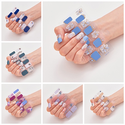 (Not UV Sticker) DQ3_104-116 Finger DIY Normal Nail Sticker Fashion ...
