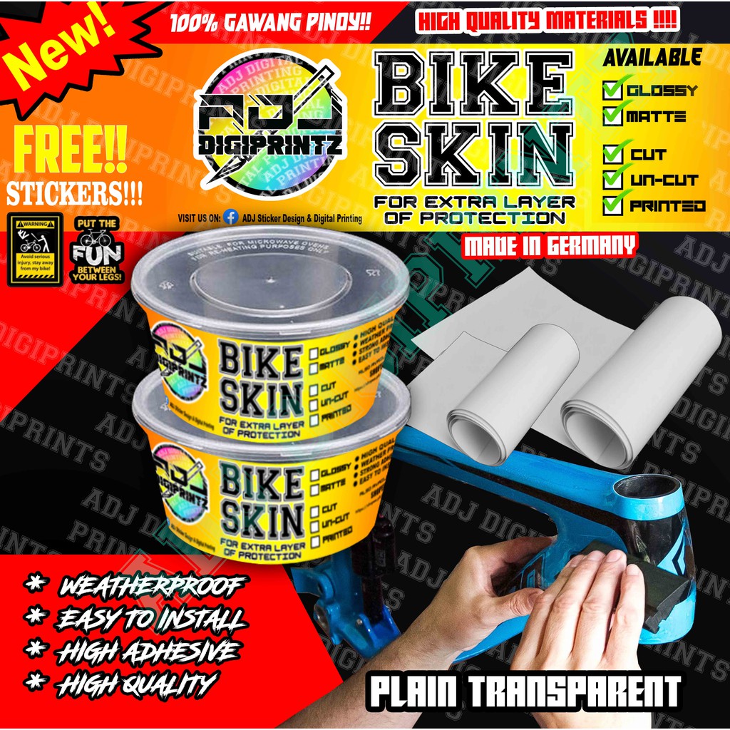 BIKESKIN BICYCLE FRAME PROTECTOR HIGH QUALITY WHOLE BIKE WRAP STICKERS ...