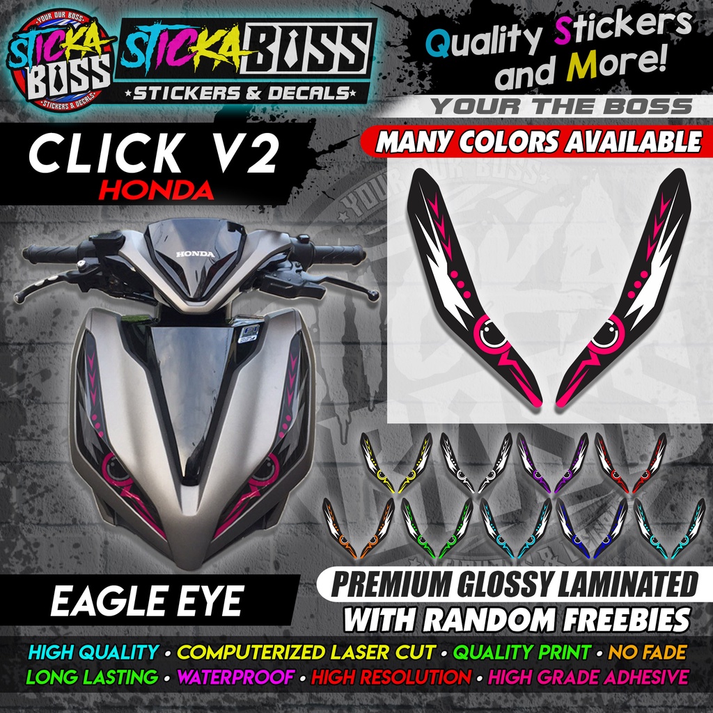 Honda Click 125i/150i V2 KILAY TINT - EAGLE EYE (TRANSPARENT)【PREMIUM ...
