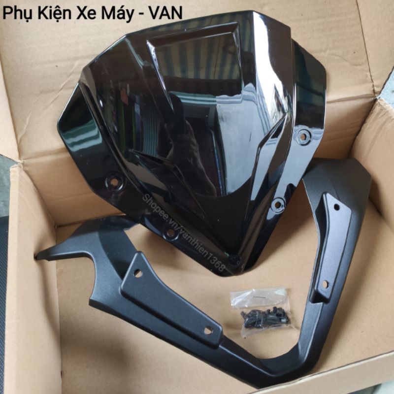 VARIO CLICK Windshield Crown 2018->2021 Smoke Black | Shopee Philippines