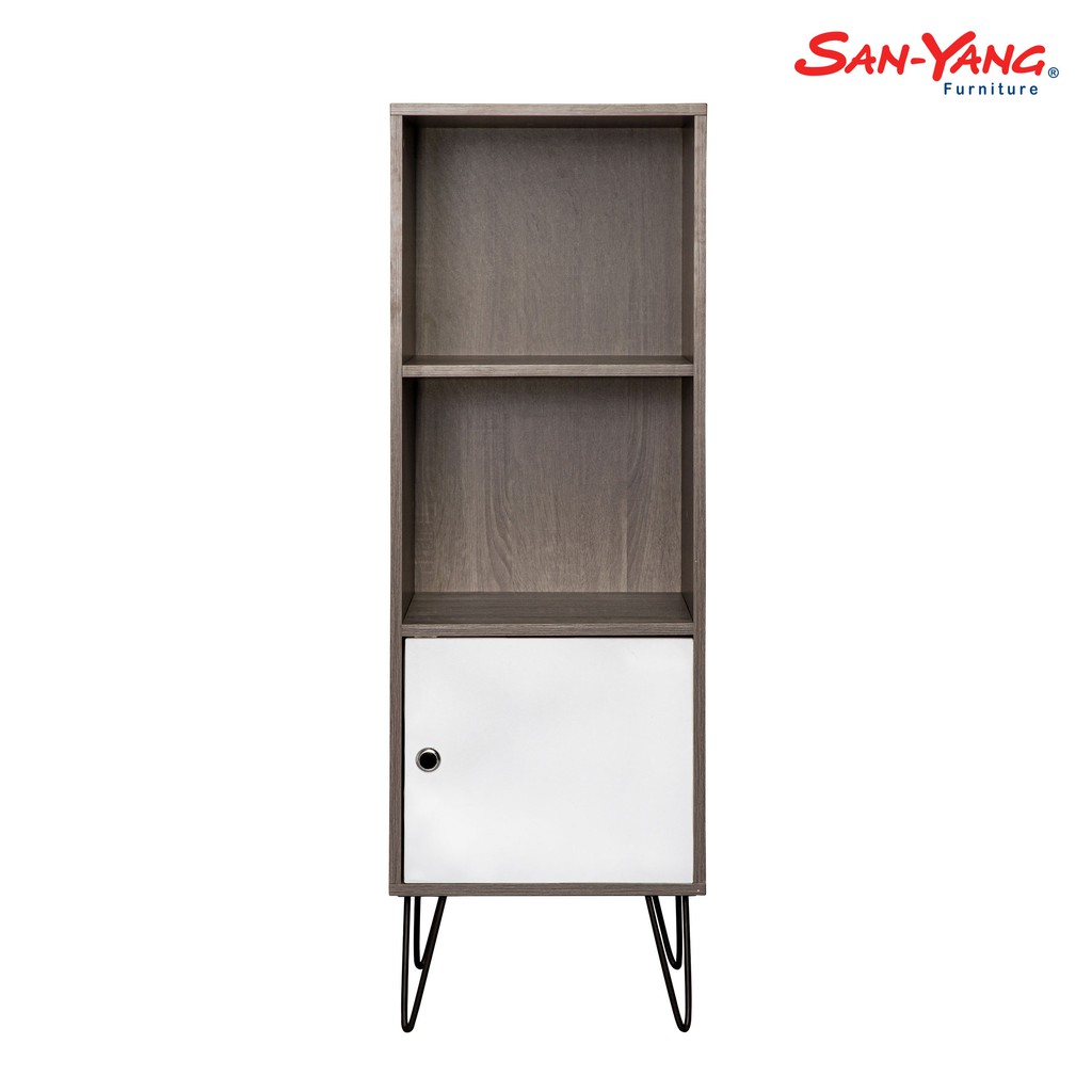 Multi-Shelves 5-Layer Gray Oak White 231716 | Shopee Philippines