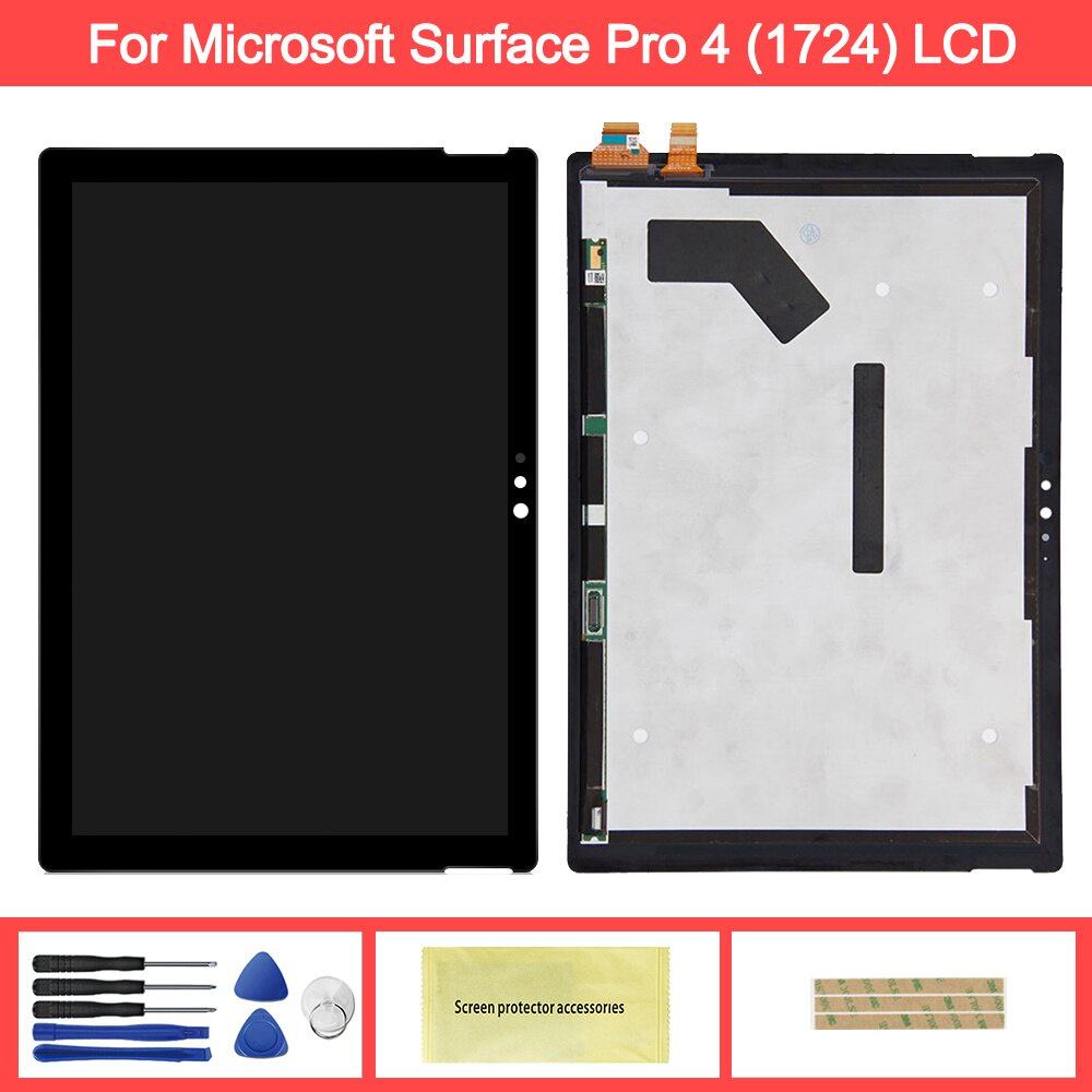 Display For MicroSoft Surface Pro 4 1724 LCD Display Touch Screen ...