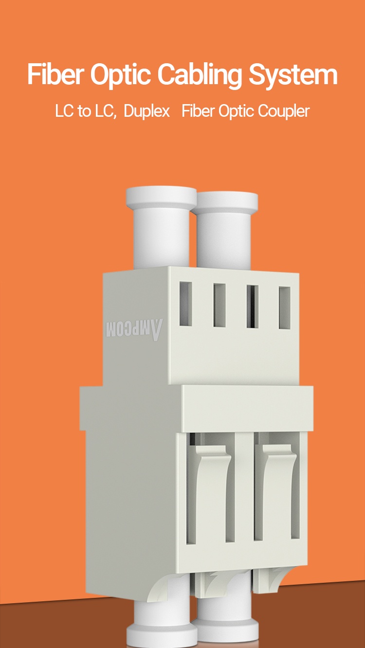 AMPCOM LC To LC Fiber Optical Coupler Duplex OS1 OS2 OM1 OM2 OM3 OM4 ...