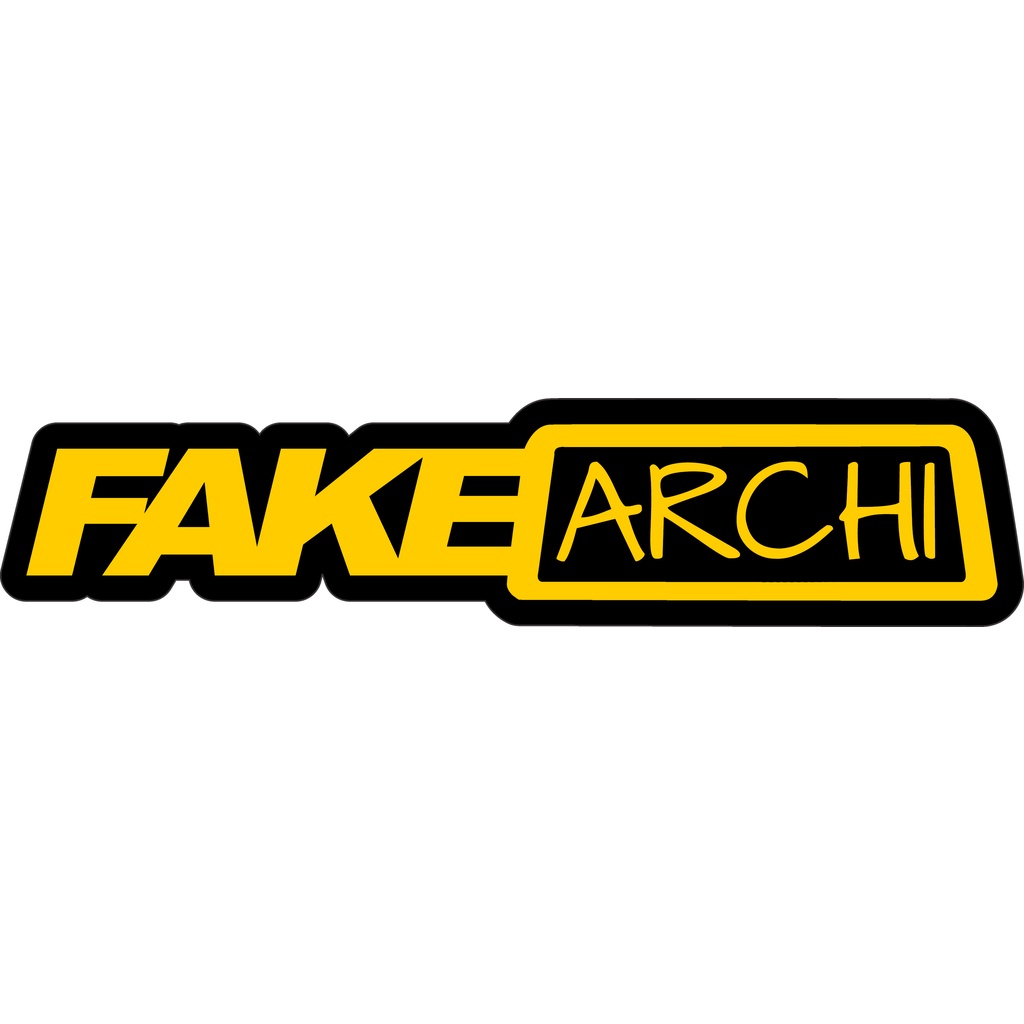 Fake Archi Sticker Highquality and Waterproof Sticker For Motorcycle ...