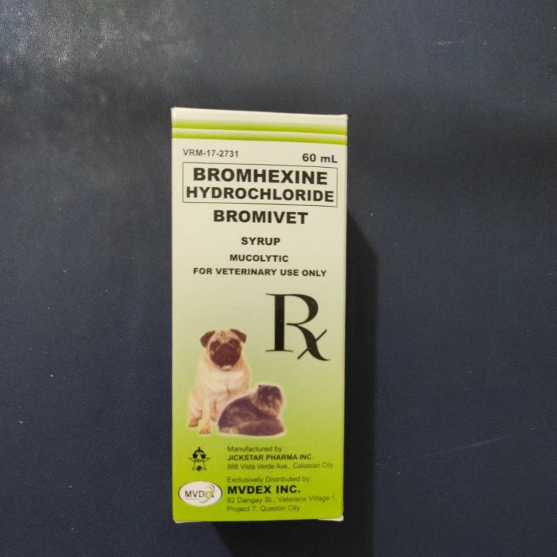Bromivet Mucolytic Syrup 60ml expiry JUNE 2024 | Shopee Philippines