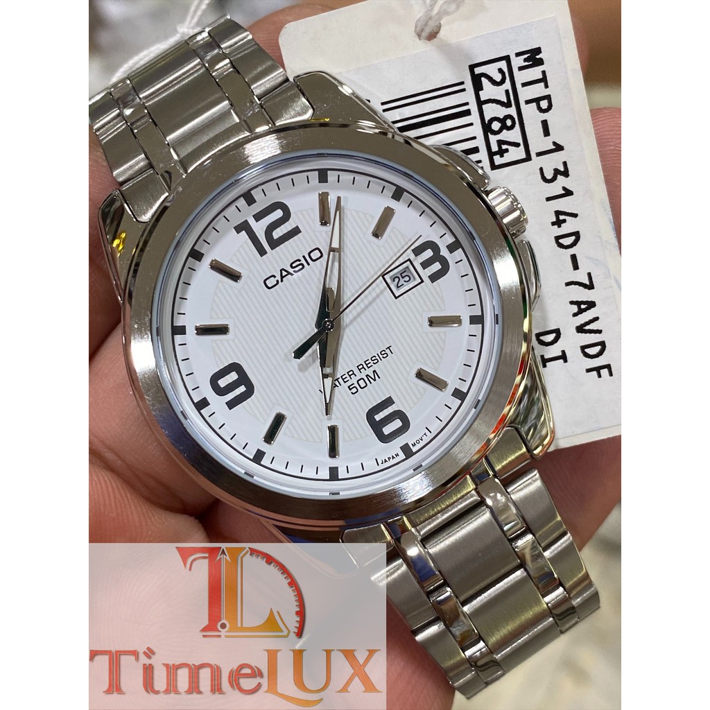 CASIO MEN'S SILVER MTP 1314D 7A | Shopee Philippines
