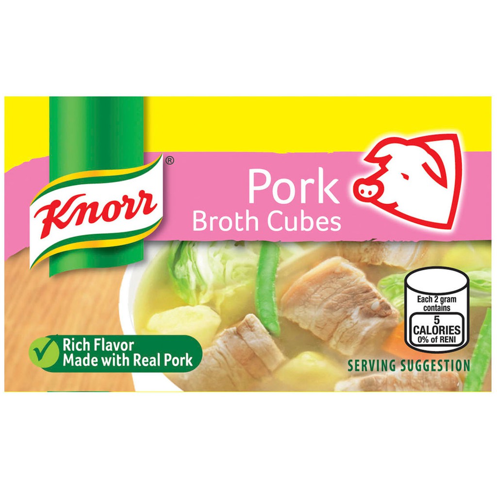 Knorr Cubes Dispenser Pork 20G | Shopee Philippines