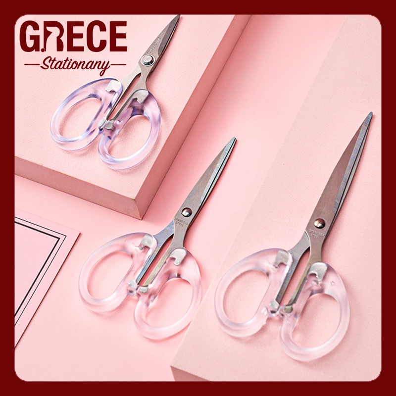 Japan Matte clear simple scissor for crafts / homework | Shopee Philippines