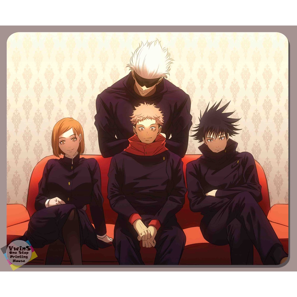 Jujutsu Kaisen Design Mouse pad Part 1 of 2 Satoru Gojo, Masamichi Yaga ...