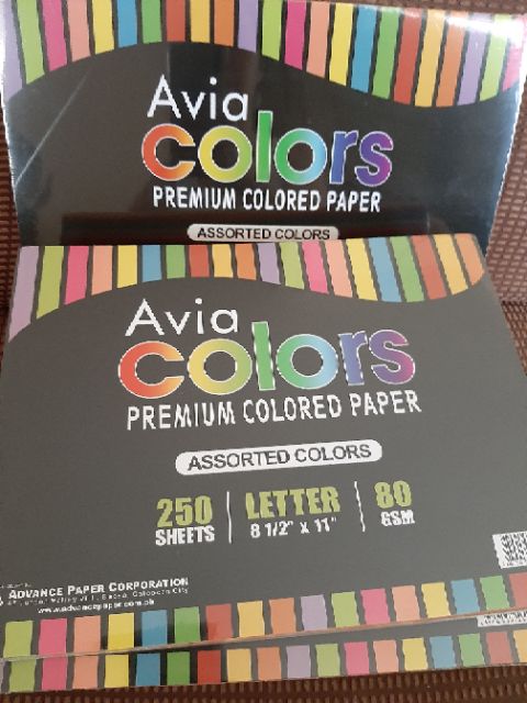 Advance Avia Colors Premium Colored Paper | Shopee Philippines