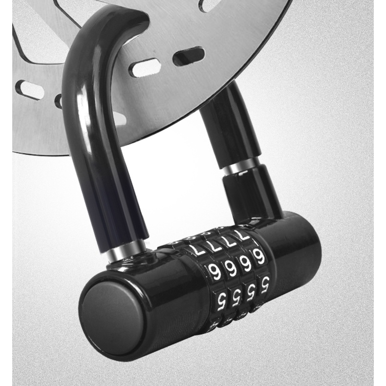 Mini U-shaped lock with 4 codes Highly safe | Shopee Philippines