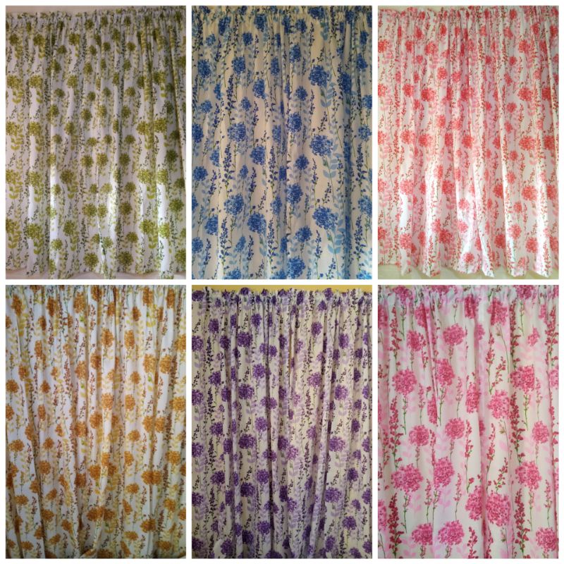 Geena excellence door and window curtains | Shopee Philippines