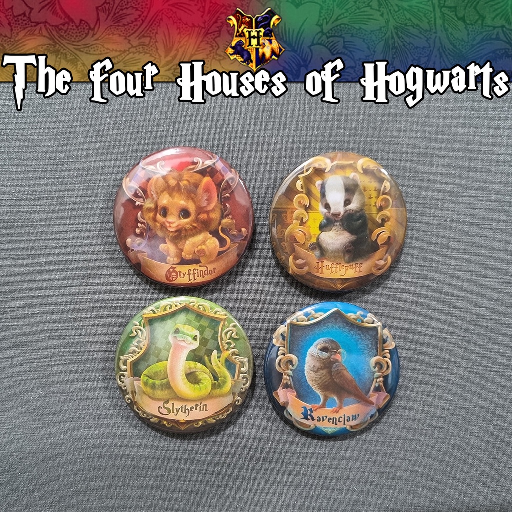 Harry Potter Hogwarts Houses Gryffindor Hufflepuff Slytherin Ravenclaw ...