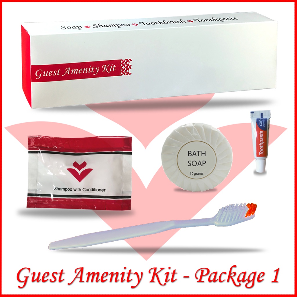 GUEST KIT PACKAGE 1 (10 sets) | Shopee Philippines