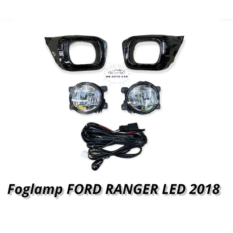 Ford Ranger Fog Lamp 2018 2019 2020 2021 Sport Light foglamp 2018-2021 ...