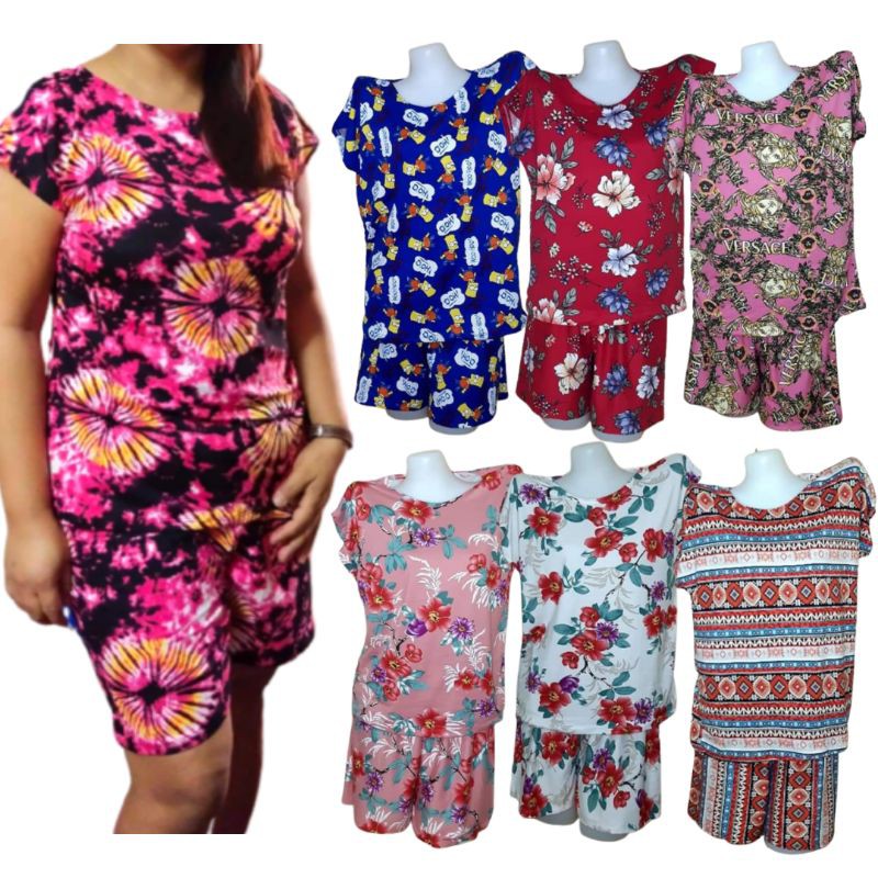 ModaDollCo. 2XL Plus Size Blouse Short Terno | Plus Size - Up To 2XL | Taytay Tiangge | Shopee ...