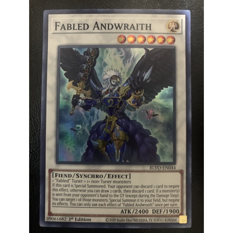 YuGiOh - Fabled Andwraith (TCG) | Shopee Philippines