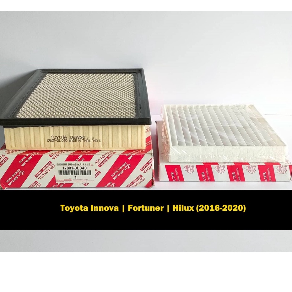 [BUNDLE] Air Filter & Cabin Filter Toyota Innova | Fortuner | Hilux ...