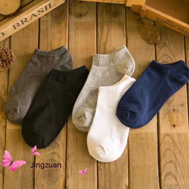 Plain Man socks boys socks Ankle Socks | Shopee Philippines